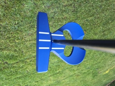Custom Blue LAB Golf Directed Force DF2.1 Broomstick/Sweeper Putter ...