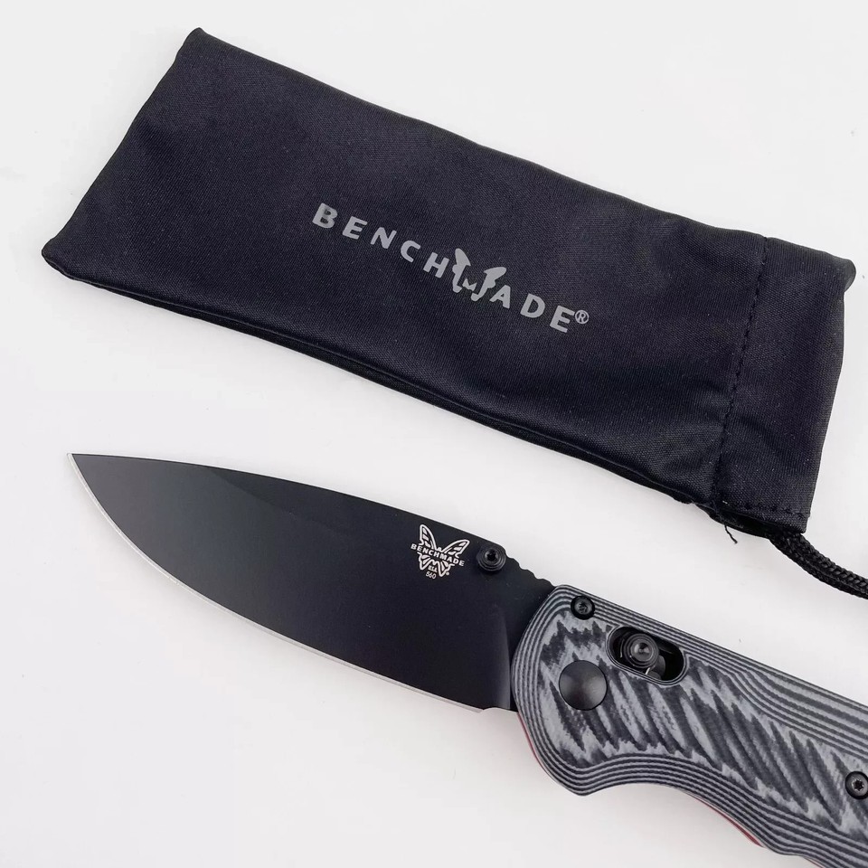 Benchmade Freek Gray/Black G-10 AXIS Lock Knife (3.6" Black CPM-M4 ...