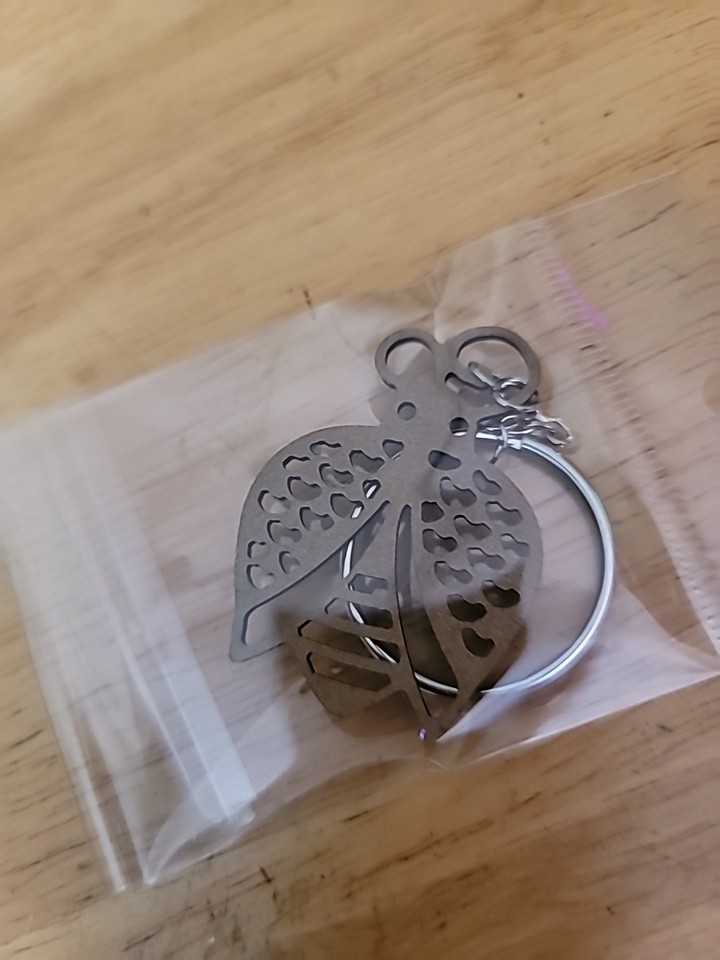 Key Ring Laser Cut Wood Lady Bug Key Chain | eBay