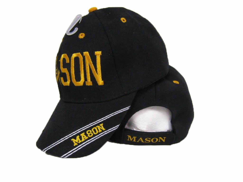 BLack MASON MASONIC FREEMASON MASONRY LODGE HAT CAP FREEMASONRY | eBay