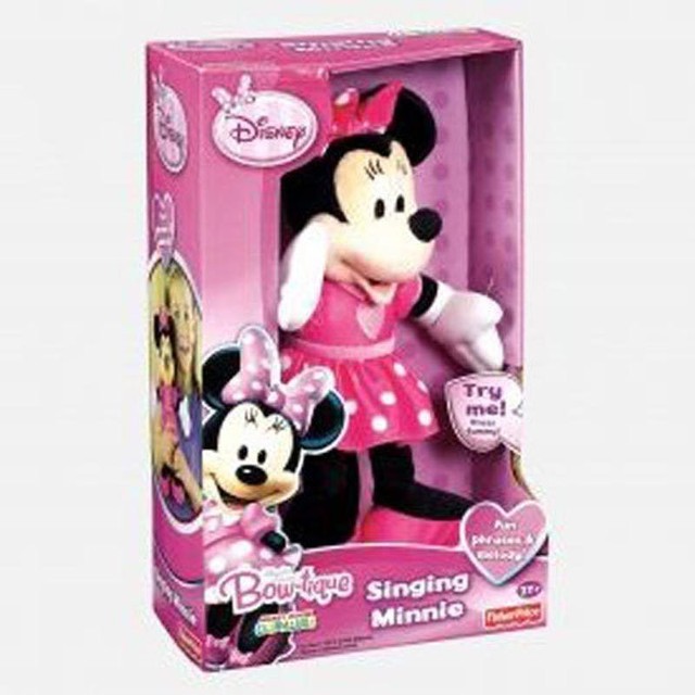 Disney Mickey Mouse Clubhouse Singing Minnie Plush Talking 2008 N0514 ...