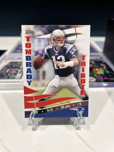 2008 Topps Target Tom Brady Tribute Tom Brady #TBT-TB11 INVEST GOAT HOF ...