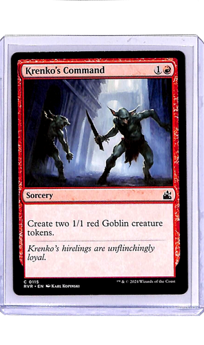 2024 Magic the Gathering Ravnica Remastered #115 Krenko's Command *Pack Fresh* | eBay