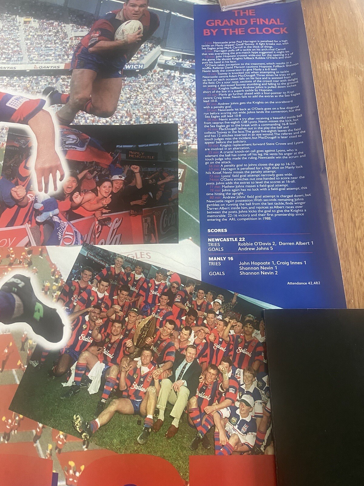 3 x Vintage Newcastle Knights Rugby League Posters | eBay