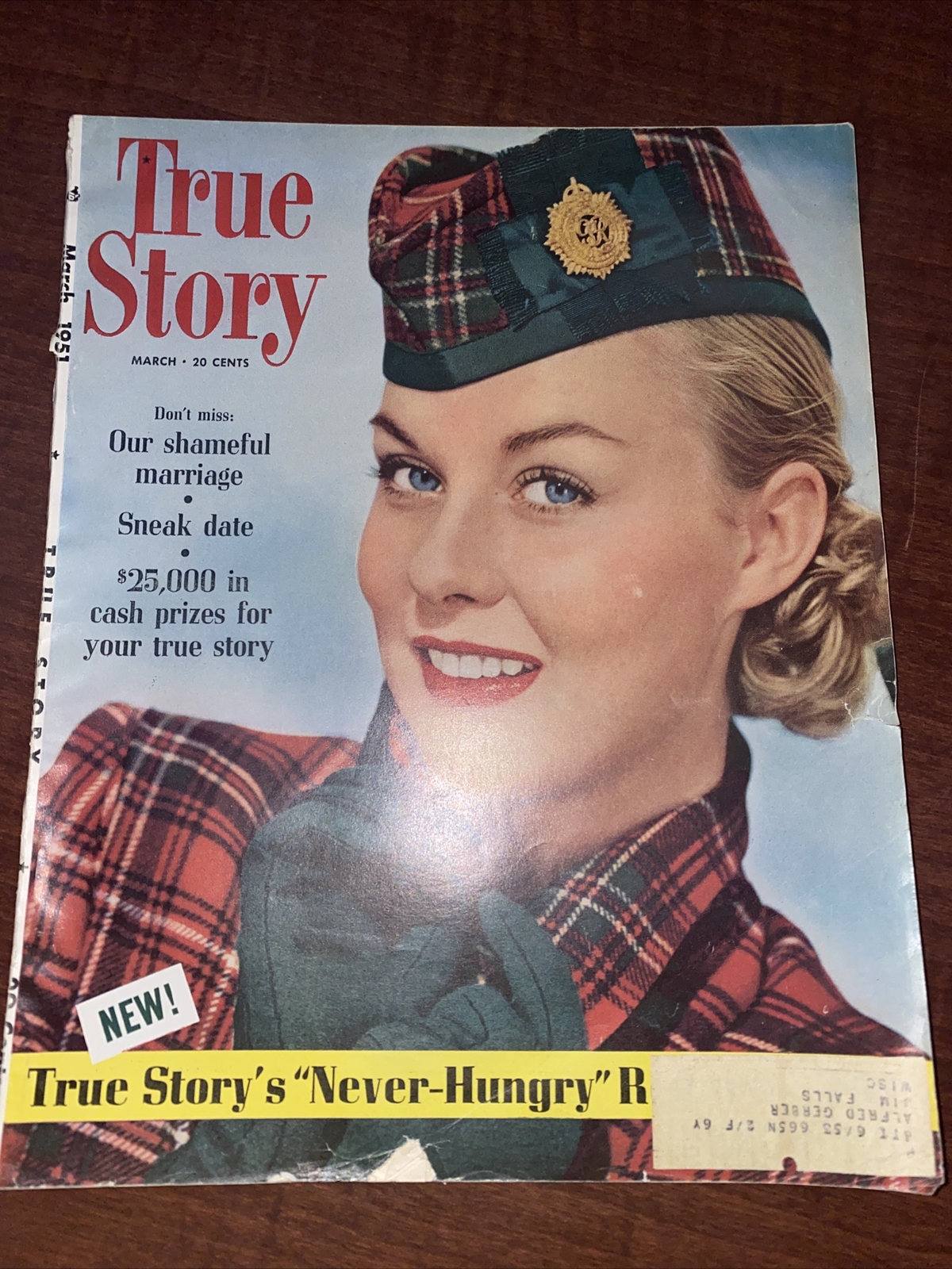 True Story Magazine 1951 Match | eBay
