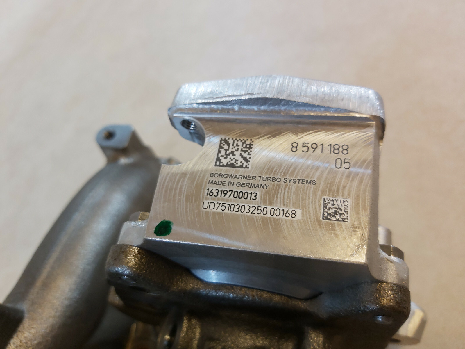 GENUINE NEW BMW F45 F46 F48 F39 MINI Exchange Turbocharger with Exhaust ...