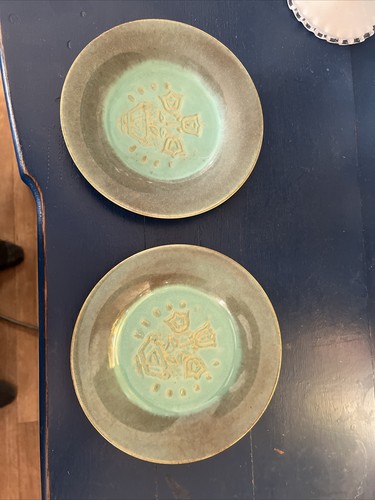 2 ROMANY SPARTAN PLATEs UNITED STATES CERAMIC TILE Decorative Plate 6.5 ...