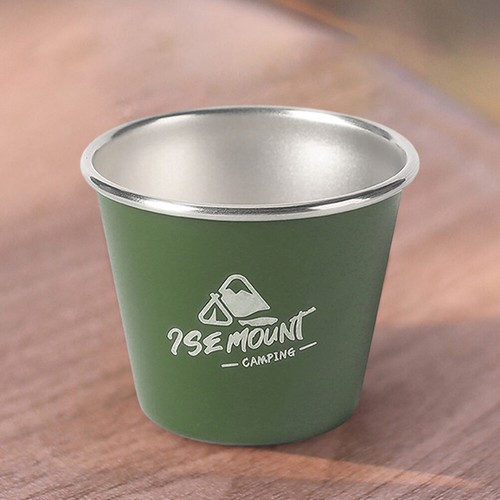 50ML Drinking Cups Stackable Portable for Hiking Fishing Climbing ...