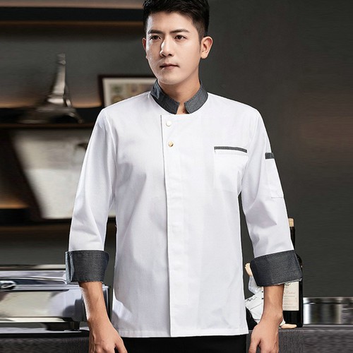 Baking Clothes Waterproof Oil-proof Unisex Adult Kitchen Chef Coat ...