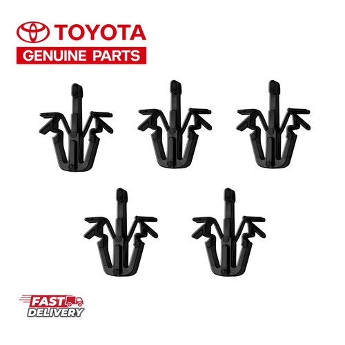 OEM GENUINE TOYOTA FRONT RADIATOR GRILLE RETAINER CLIPS OEM QTY 5 | eBay