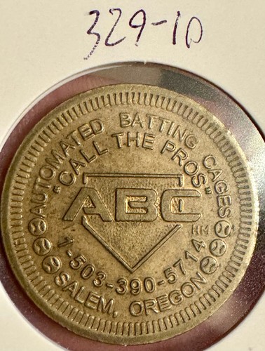 Automated Batting Cages Salem Oregon Token Brass | eBay