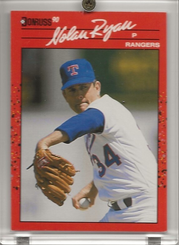 90 Donruss Nolan Ryan "Texas Rangers" Baseball Card #166 | eBay