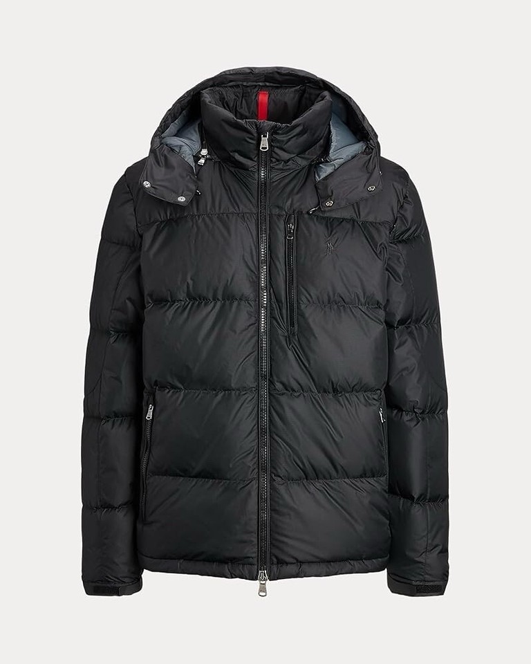 Men’s XL Polo Ralph Lauren AUTHENTIC Hooded Down Puffer Jacket Black ...