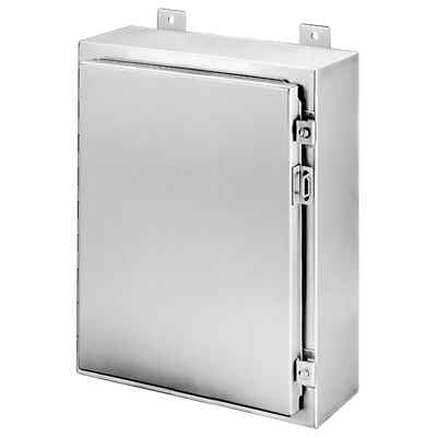 *NEW* HOFFMAN A24H2412SSLP Junction Box,24x24x12 Stainless Steel 4X ...