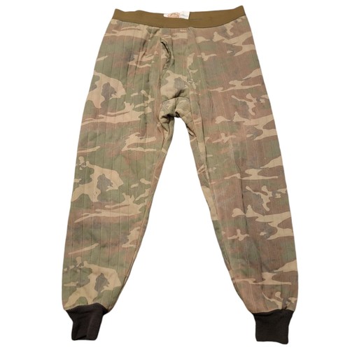 Vintage Saftbak Hunting Clothes Quilted Camo Thermal Cuffed Leg Pants ...