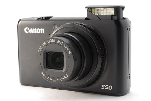 [NEAR MINT] Canon PowerShot S90 10.0MP Compact Digital Camera Black From Japan | eBay