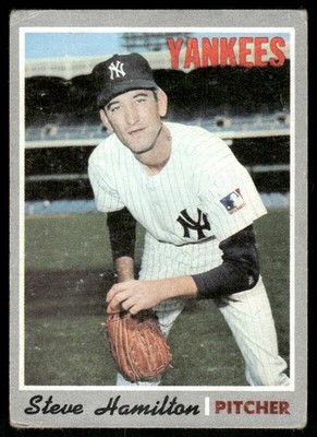 1970 Topps #349 Steve Hamilton | eBay