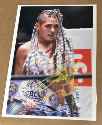 Giulia Autograph Signed Stardom 8x12 Portrait NJPW Strong Photo ...