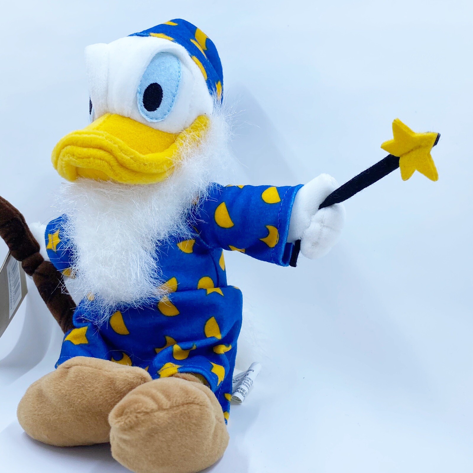 Merlin Wizard Donald Duck Mini Bean Bag Plush Toy Disney Store Classic ...