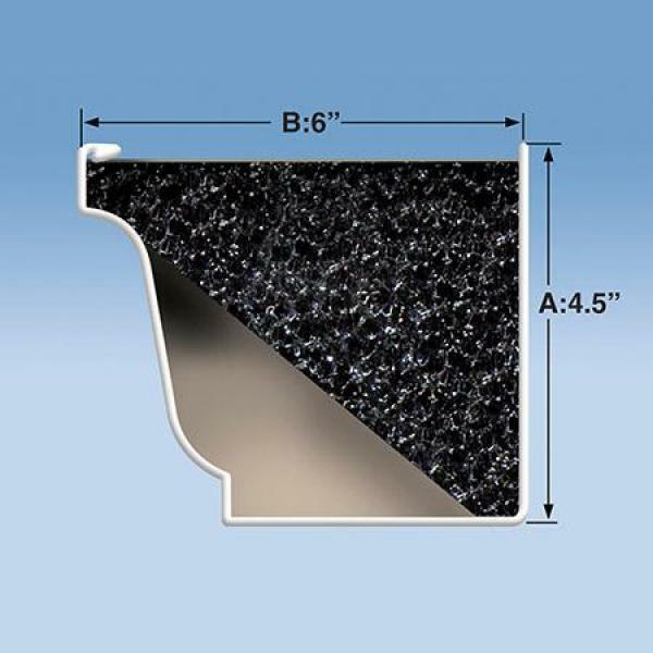Gutterstuff EZ 6-inch K Style Foam Gutter Filter Insert 32-feet for ...