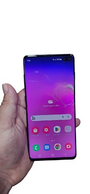 Samsung Galaxy S10+ SM-G975U - 128GB - Prism Black (Unlocked) (Single ...