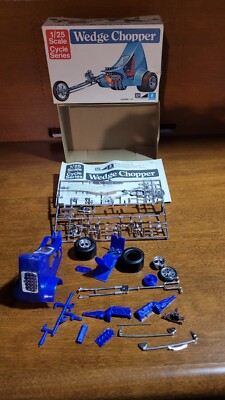 Vintage MPC Wedge Chopper Model Kit Botched Partial Build Original Box ...