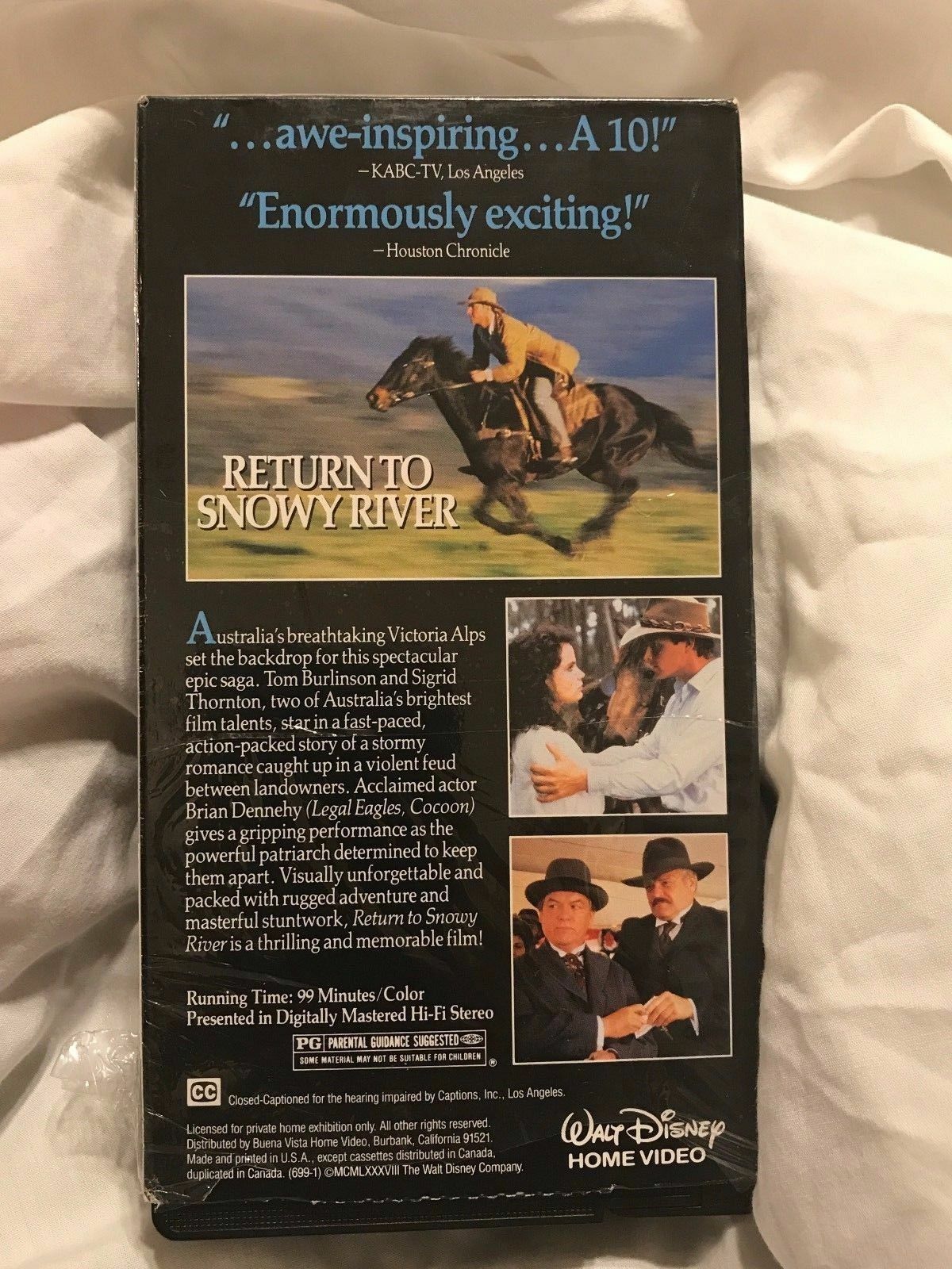 Return to Snowy River (VHS, 1997) 12257699036 | eBay