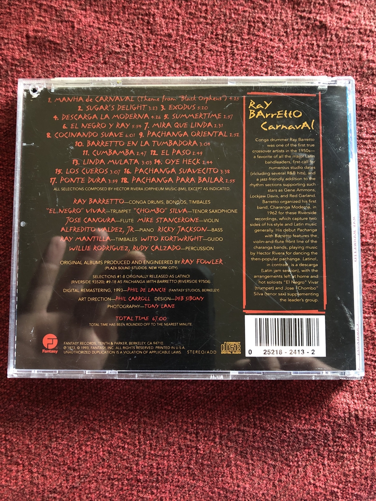 Carnaval (Latino!/Pachanga with Barretto) by Ray Barretto (CD, Apr-1993 ...