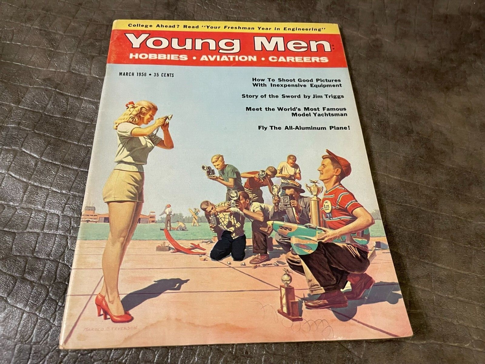 MARCH 1956 YOUNG MEN model magazine | eBay