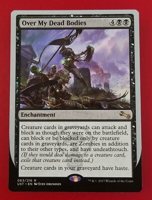1x Over My Dead Bodies | Unstable | MTG Magic Cards | eBay