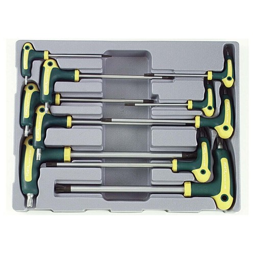 Force 51010T 10pc Star Torx Tamperproof Extra Long T Handle Kit Set ...