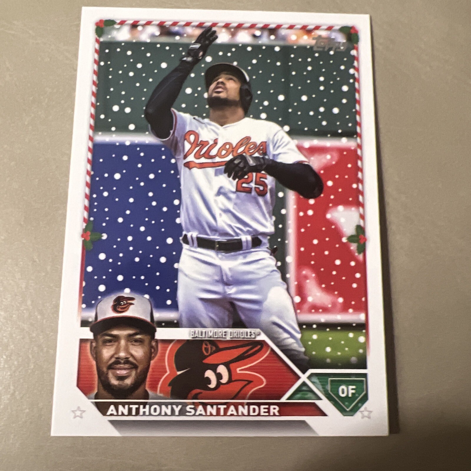 Anthony Santander 2023 Topps Holiday Baseball Card #H67 Baltimore ...