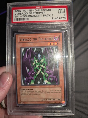PSA 9 Yu-Gi-Oh! TCG Versago the Destroyer Tournament Pack 1 TP1-015 | eBay