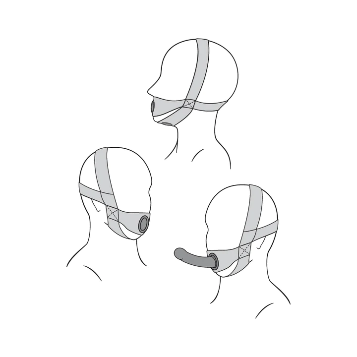 Sportsheets Face Strap On Harness💋Universal Dildo Pegging Couple Oral ...