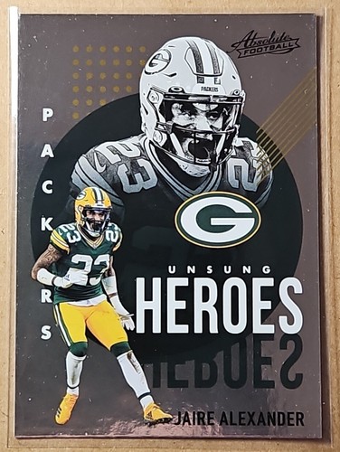 2021 Panini Absolute Unsung Heroes Insert Jaire Alexander Green Bay ...