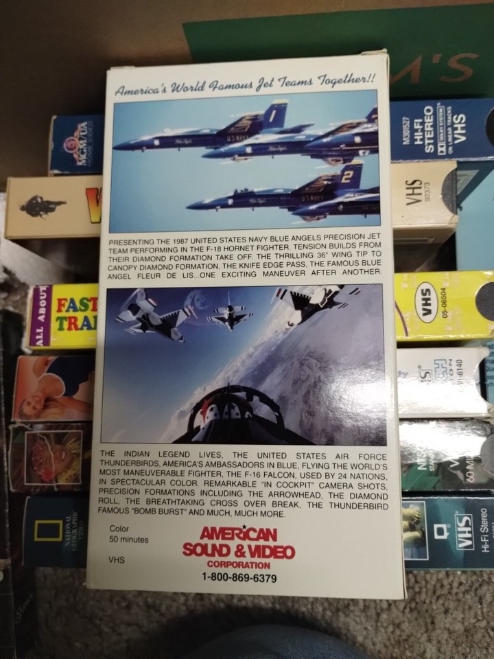 Thunderbirds / Blue Angels VHS 1987 **SEALED NEW** | eBay