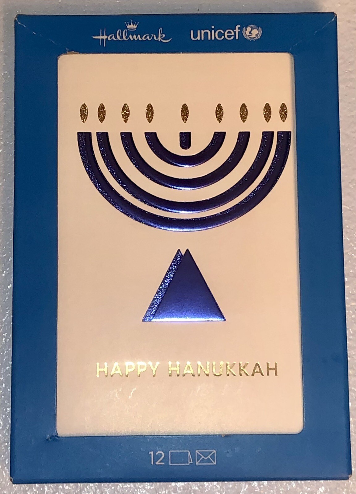 12 Hallmark Cards With Envelopes UNICEF Boxed - HAPPY HANUKKAH | eBay