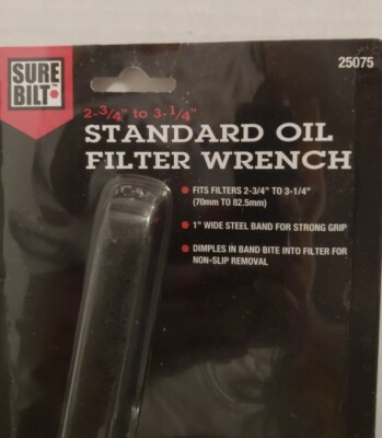 SURE BILT ~ STANDARD OIL FILTER WRENCH | eBay