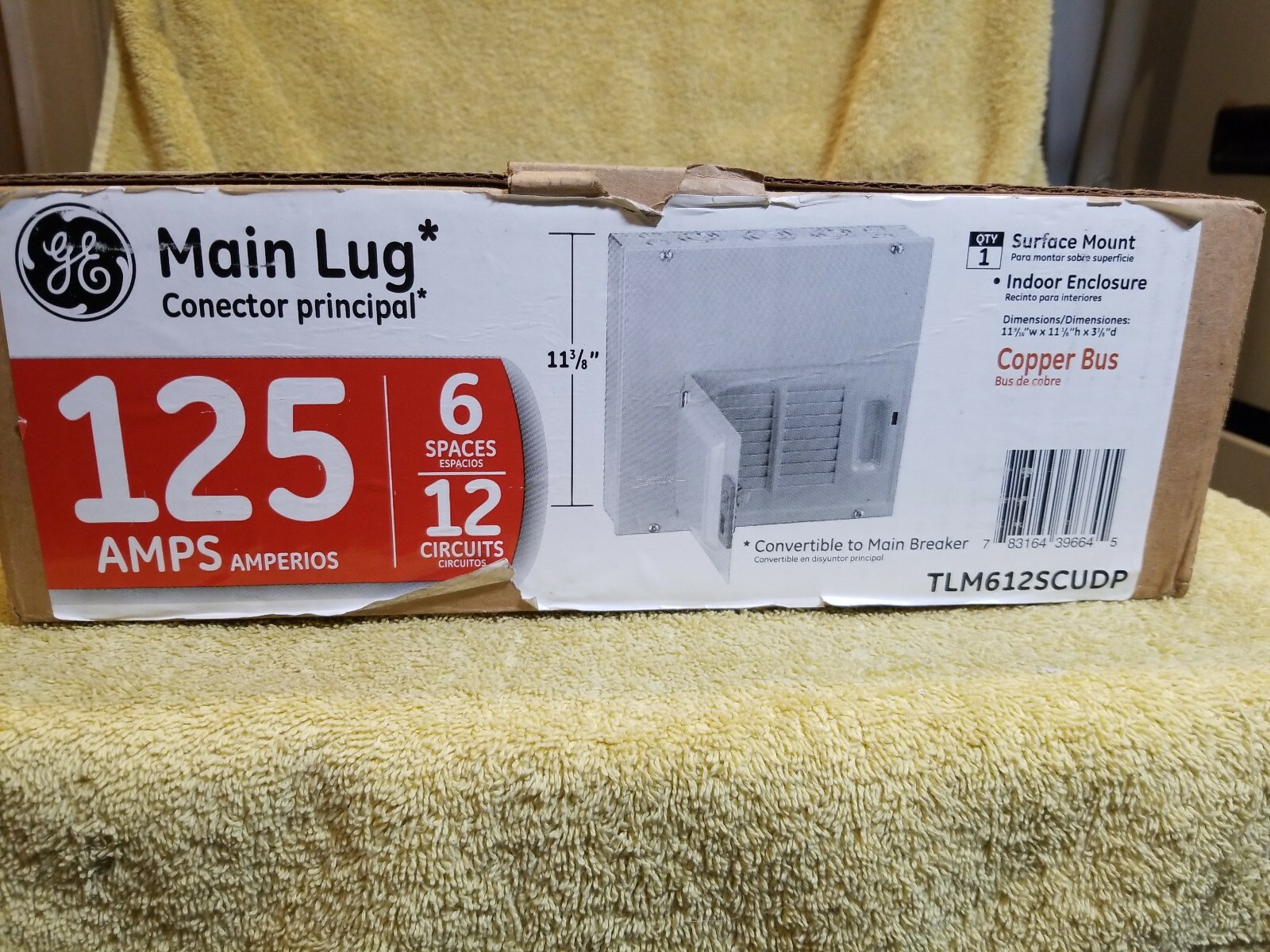 GE 125A 120/240V Convertable Load Center | eBay