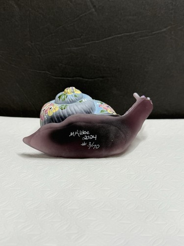 Fenton snail Purple #3/70 2024 Michelle Kibbe | eBay