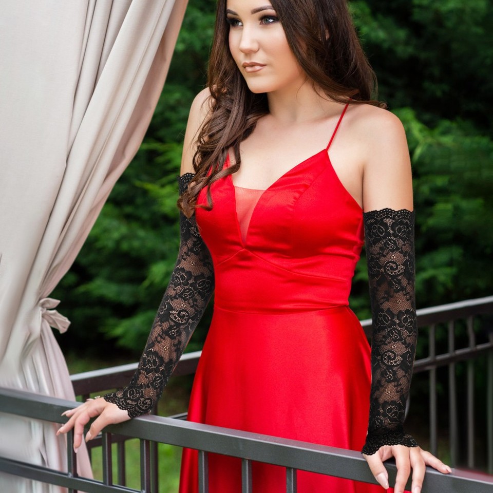 2 Pairs Arm Warmers Women Gloves Elegant Ladies Protection Sleeves ...