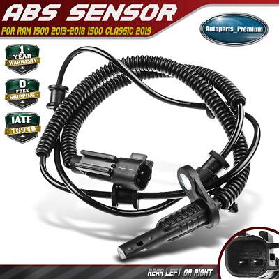 Rear Left or Right ABS Wheel Speed Sensor for Ram 1500 2013-2018 1500 ...