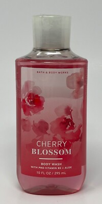 1 NEW BATH & BODY WORKS CHERRY BLOSSOM BODY WASH SHOWER GEL ALOE ...