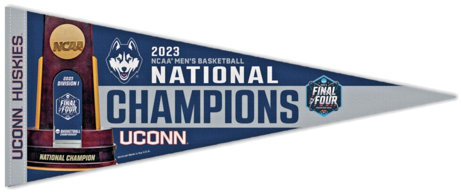 UCONN HUSKIES 2023 NCAA MEN'S BASKETBALL NATIONAL CHAMPS PREMIUM ...