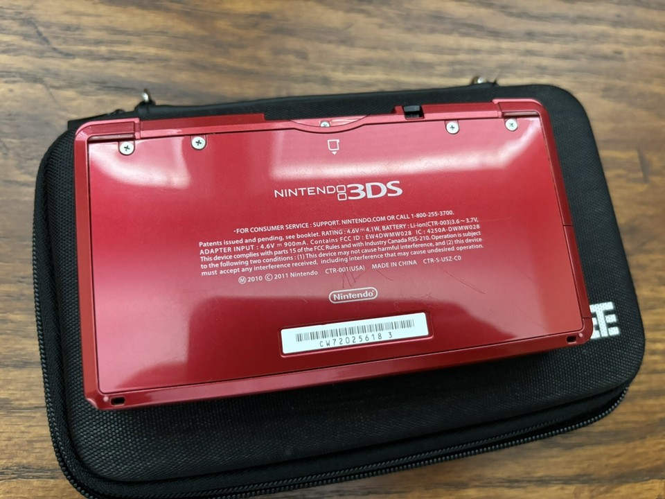 Nintendo 3DS Handheld System - Flame Red 45496719357 | eBay