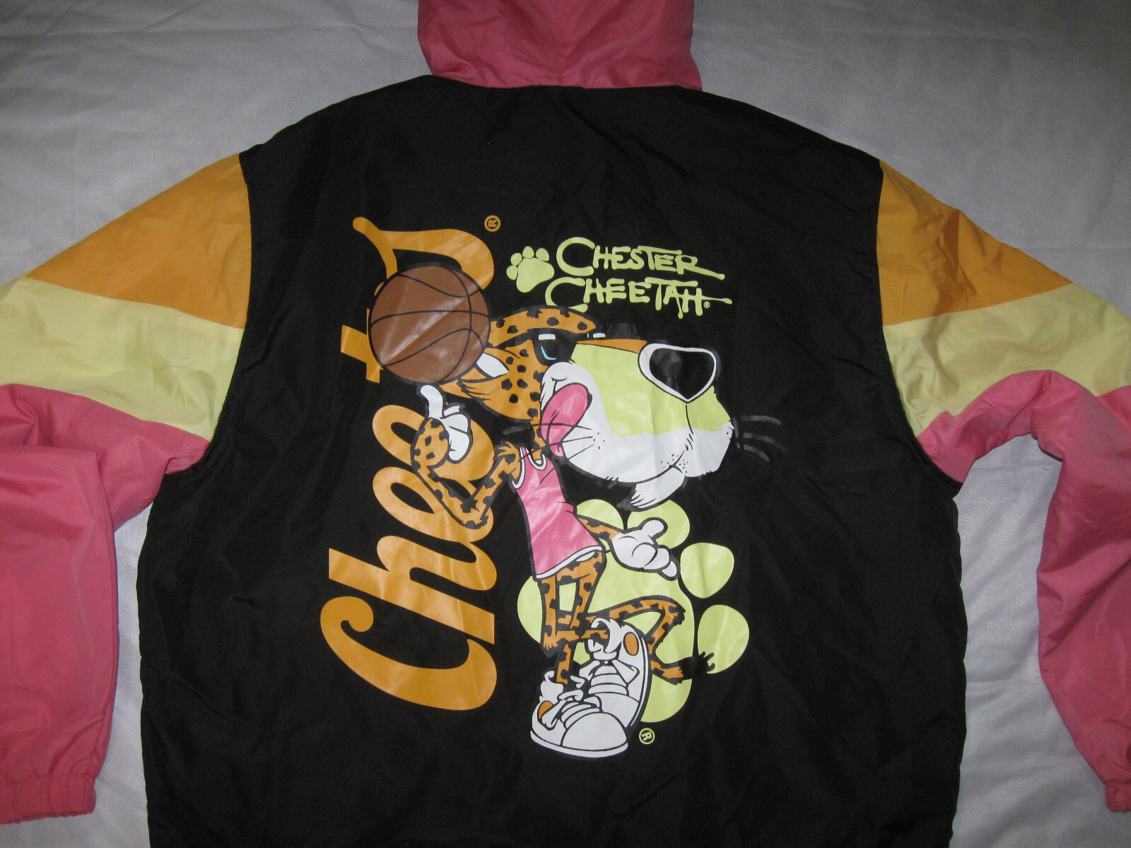 Cheetos Chester Cheetah Retro Pullover Jacket Windbre… - Gem