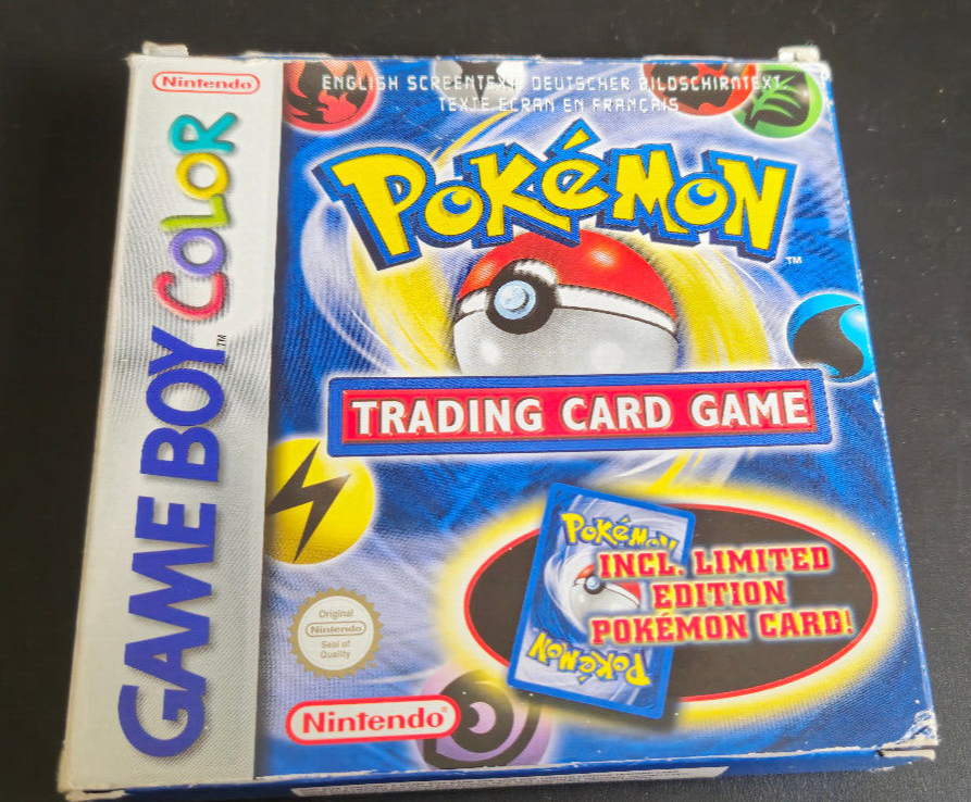 Pokemon Trading Card Box/Manual- Game Boy Color - BOX & MANUAL ONLY ...