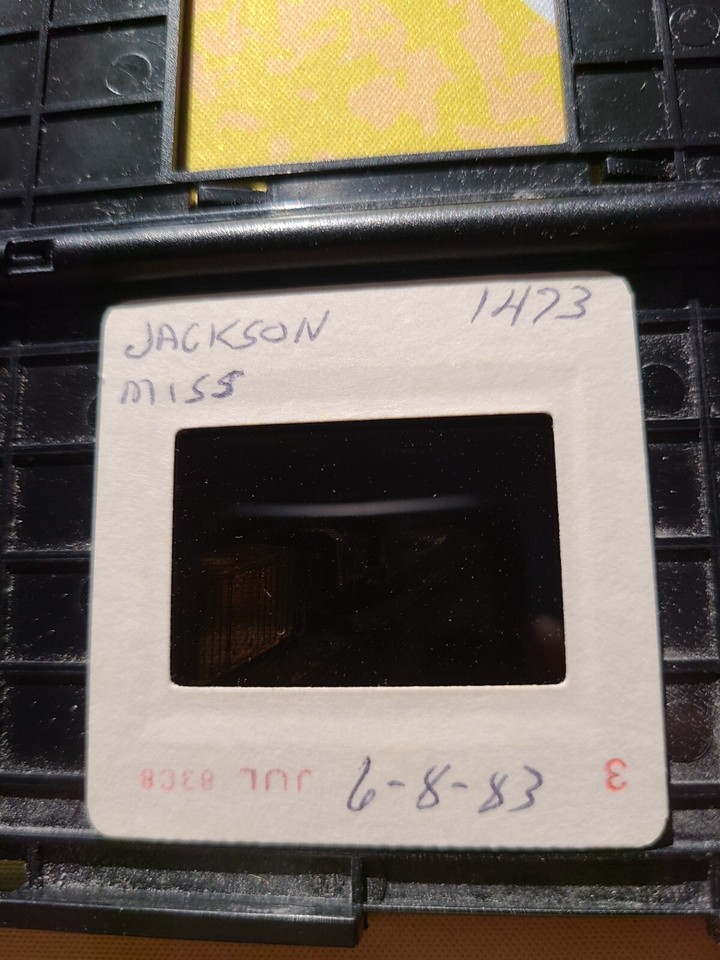 Original Slide Illinois Central Gulf ICG 1473 EMD SW14 6-8-83 Jackson ...