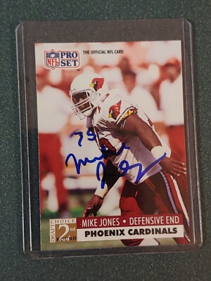 1991 Pro Set Mike Jones Autographed Card - Cardinals - COA | eBay