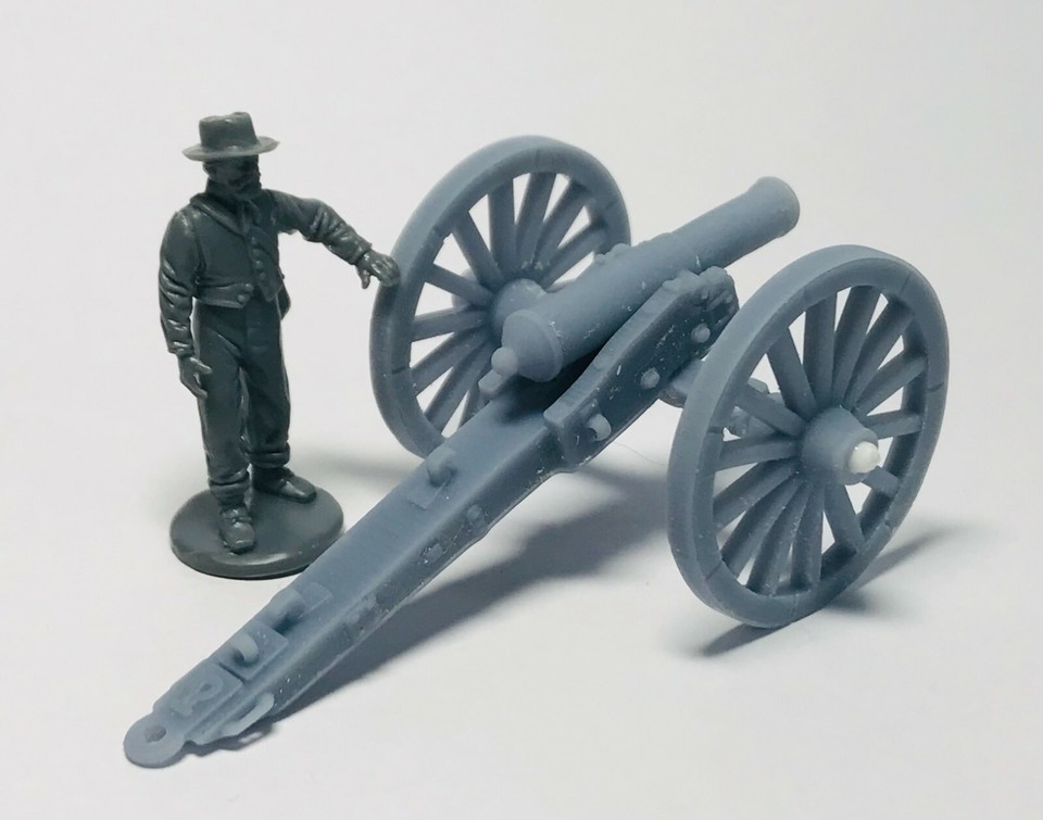 ACW Artillery Field Cannon Plastic Kit, choice of 3 barrels (1/56) 28mm ...